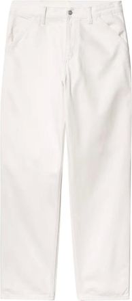 Carhartt Work in Progress Homme, Pantalons, Blanc, Taille: W34 Straight Pantalons