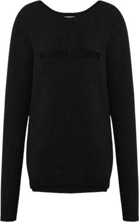 Alberta Ferretti Femme, Pulls, Noir, Taille: 40 FR Pull en Cachemire Pur