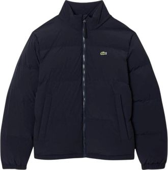 Lacoste Homme, Vestes, Bleu, Taille: XL Veste en duvet &agrave; capuche hydrofuge
