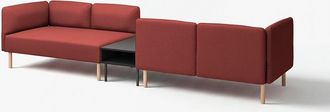 IKEA LILLEHEM 4er-Sitzelement mit Ablage