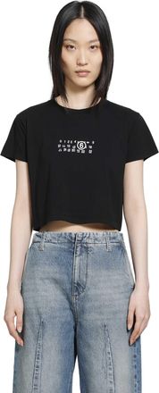 Maison Margiela Signature Numeric Cropped T-Shirt