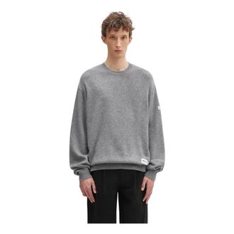Neighborhood Kaschmir Pullover mit Rundhalsausschnitt - - Knitwear - Herren - Grau - XL