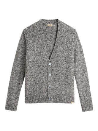 Woolrich cardigan en laine alpaga m&eacute;lang&eacute;e - Gris