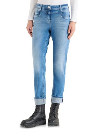 Cecil Washed-Look Jeans Light Blue wash 27