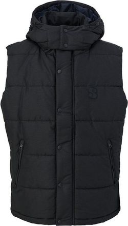 s.Oliver Outdoorjacke Outdoor-Weste Steppweste mit abnehmbarer Kapuze