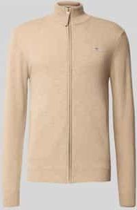 GANT Strickjacke mit Reißverschluss