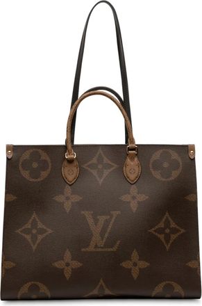 Louis Vuitton Hobo Bags - Monogram Reverse Giant OnTheGo GM - Gr. unisize - in Braun - f&uuml;r Damen
