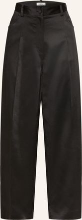 Sandro Sandro Marlenehose Aus Satin schwarz