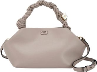 Ganni Femme, Sacs, Gris, Taille: ONE Size Bou Small Top Handle Bag