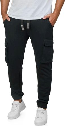 Riverso Cargo Jogginghose Herren Baumwolle lang Regular Fit RIVLoris Cargohose Sporthose Trainingshose Freizeithose Taschen Schwarz 3XL, Gr&ouml;&szlig;e:3XL, Farbe:Blac
