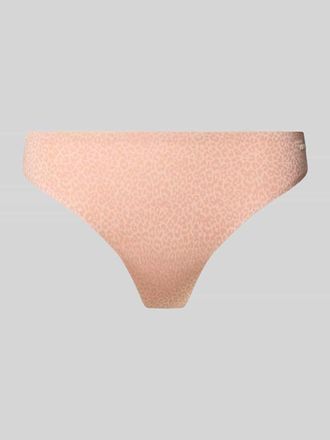 HUGO BOSS String mit Allover-Muster Modell SHADOW THONG im Leo-Print