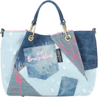 Braccialini Femme, Sacs, Bleu, Taille: ONE Size Sac cabas moyen