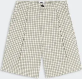 Obey Short imprim&eacute; carreaux - Taille 28