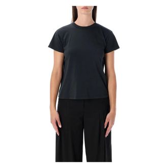 Maison Margiela Femme, Tops, Noir, Taille: 38 FR T-shirt en jersey de coton