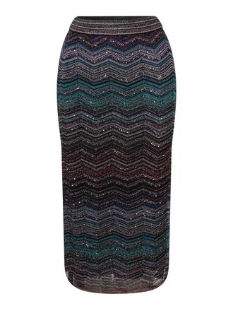 Missoni Jupe Midi - Multicolore