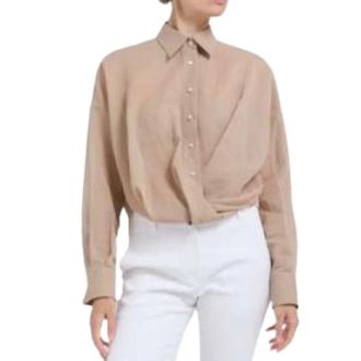 Brunello Cucinelli Damen, Blusen & Hemden, Beige, XSGr&ouml;&szlig;e