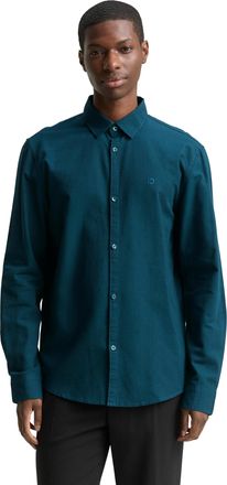 Tom Tailor Herren 1047353 Hemd, 21179-Deep Pond Green, XL