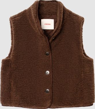 Xirena Gilet Kensi Chocolate Brown