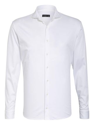 van Laack Van Laack Jerseyhemd Per Tailor Fit weiss