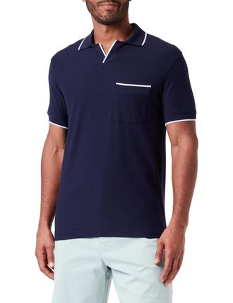 Benetton Herren Poloshirt M/M 34kau300b Polohemd, Dunkelblau 016, Small