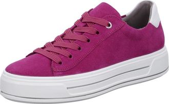 Ara Damen Canberra Sneaker, PINK,Weiss, 42.5 EU Weit