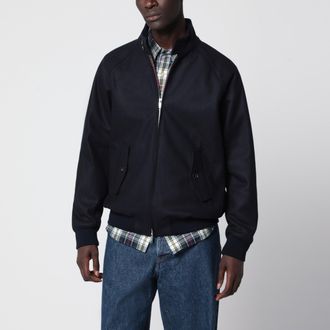 Baracuta Dunkelblaue G9 Melton Jacke
