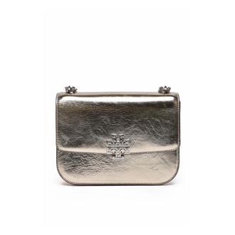 Tory Burch Britten Metallic Adjustable - - Bags - Damen - Gelb - ONE SIZE