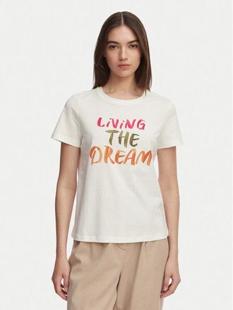 Vero Moda T-Shirt Jida 10340948 Wei&szlig; Regular Fit