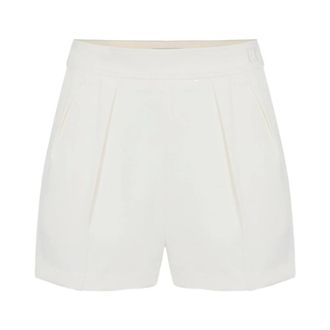 Elisabetta Franchi Femme, Shorts, Blanc, Taille: 42 FR Short Shorts
