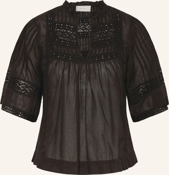 Neo Noir Neo Noir Blusenshirt Siama Mit Spitze schwarz