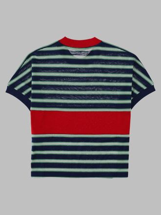 Versace Striped Logo T-Shirt - Multicolor