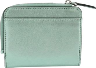 Fendi Portefeuille en cuir pr&eacute;-poss&eacute;d&eacute; - Femme - Pre-owned - Vert - Taille: ONE Size