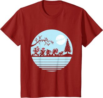 Disney Mickey and Friends Holiday Gifts Silhouette T-Shirt