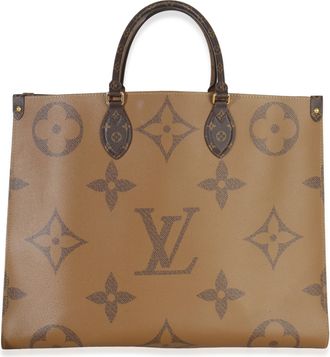 Louis Vuitton Brown Reverse Monogram Canvas Onthego GM