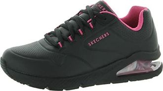 Skechers Cuir synth&eacute;tique pour Femme, Noir, 38.5 EU