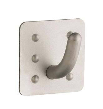 MasterClass Professional Edelstahlhaken quadratisch 2 St&uuml;ck