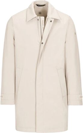 Manuel Ritz Manteau &agrave; fermeture dissimul&eacute;e - Homme - Manteaux - Beige - Taille: XL