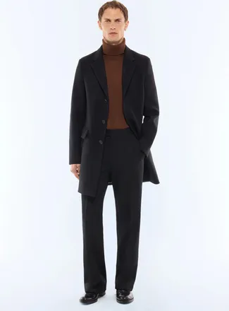 Fursac Manteau en laine vierge et cachemire - Taille 44 - Homme