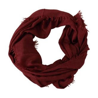 Dolce & Gabbana Cashmere Schal mit Fransen - - Accessories - Herren - Rot - ONE SIZE