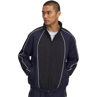 Under Armour Trainingsjacke f&uuml;r Herren, Kontrastpaspel, Raglan&auml;rmel (Schwarz)