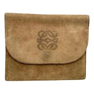 Loewe Portefeuille Pre-owned - Femme - Pre-owned - Brun - Taille: ONE Size