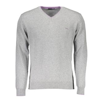 Harmont & Blaine V-neck Strickware - - Knitwear - Herren - Grau - 2XL