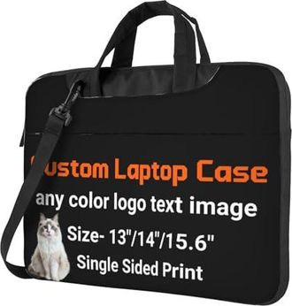 Generic Sacoche personnalis&eacute;e pour ordinateur portable de 13, 14, 15,6 avec sangle amovible