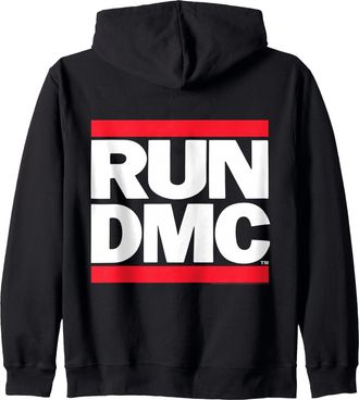 Run DMC Logo Hip Hip Oldschool Kapuzenjacke