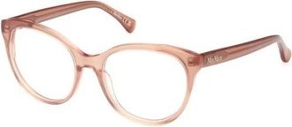 Max Mara Femme, Accessoires, Rose, Taille: 52 MM Mm5102 072 Optical Frame