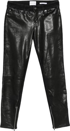 7 For All Mankind Straight Leg Jeans - Schwarz