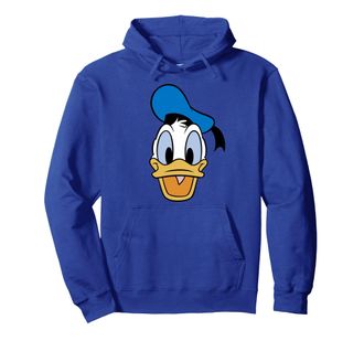 Disney Mickey And Friends Donald Duck Big Face Pullover Hoodie