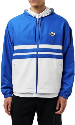 Lacoste Trainingsjacke f&uuml;r Herren (Blau/Wei&szlig;)