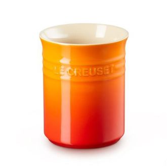 LE CREUSET Topf f&uuml;r Kochkellen aus Steinzeug, 1,1 Liter, Ofenrot, 71501110900001