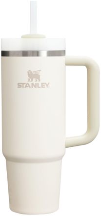 Stanley Stanley Quencher H2.0 FlowState vakuumisolierter Becher aus Edelstahl mit Deckel und Trinkhalm, f&uuml;r Wasser, Eistee oder Kaffee, Smoothie und mehr, Cre